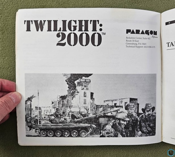 Twilight 2000 Computer Game: A Look at the Map and Book – From Poland ...